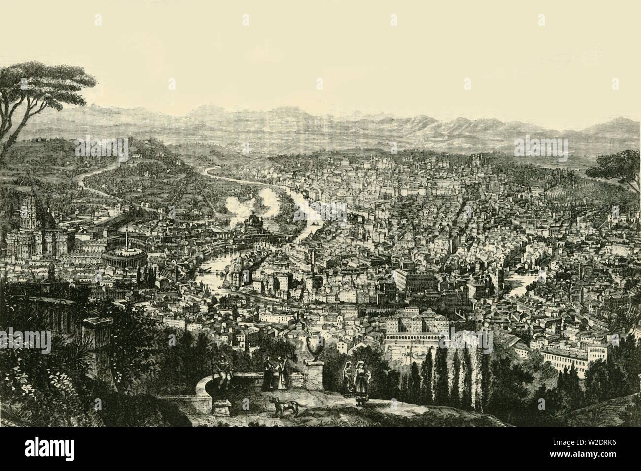 Grand tour rome hi-res stock photography and images - Alamy