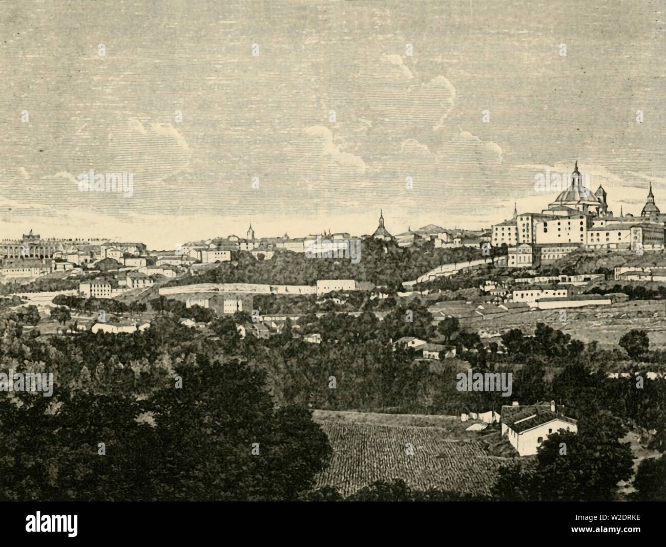 'Madrid', 1890. Creator: Unknown Stock Photo - Alamy