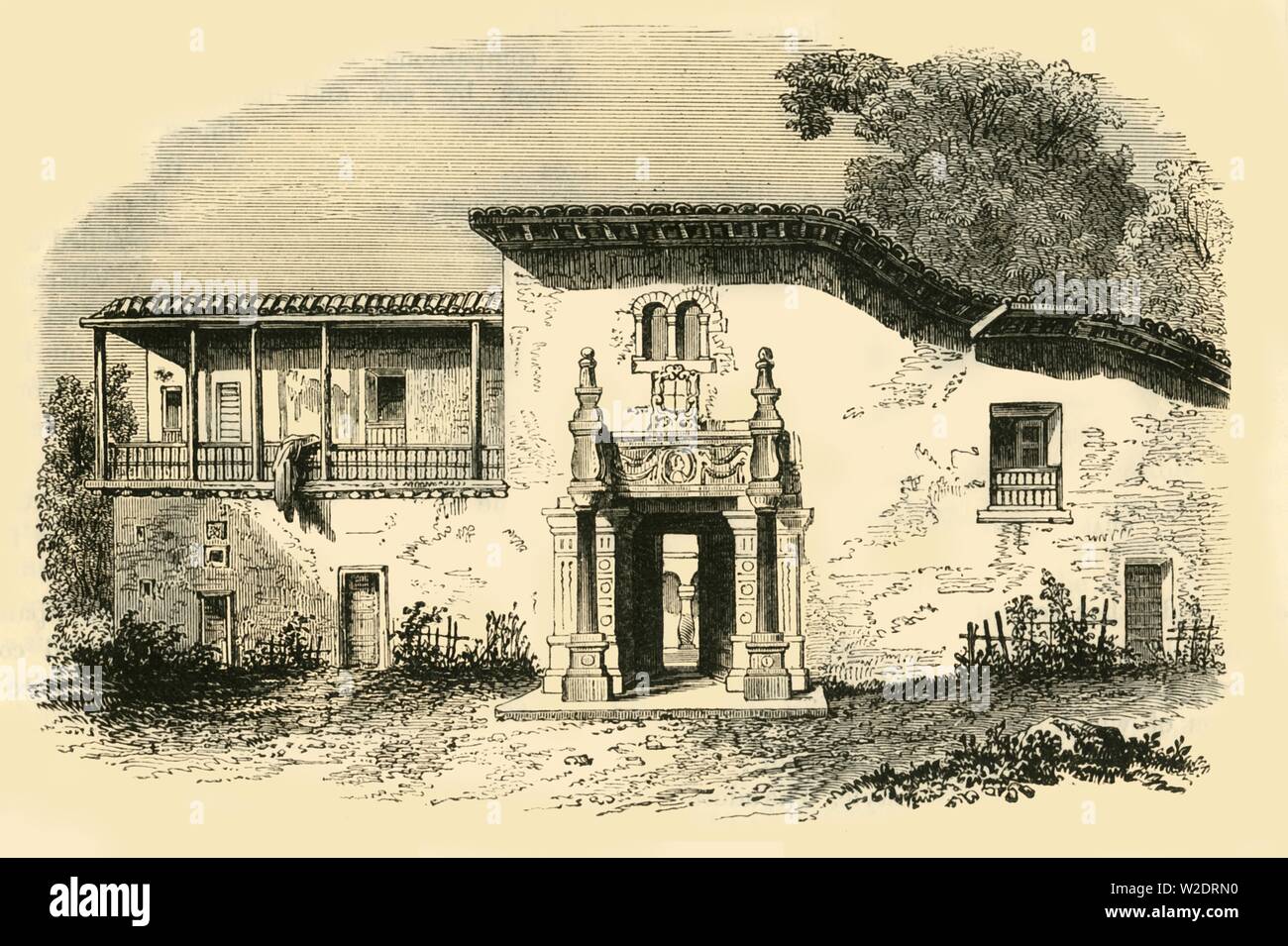 'House of Pizarro, Cuzco', 1890. Creator: Unknown Stock Photo - Alamy