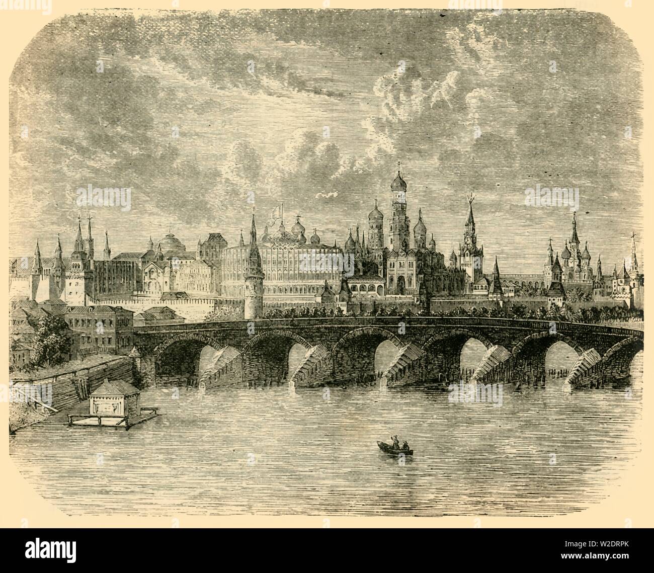 'The Kremlin, Moscow', 1890. Creator: Unknown Stock Photo - Alamy