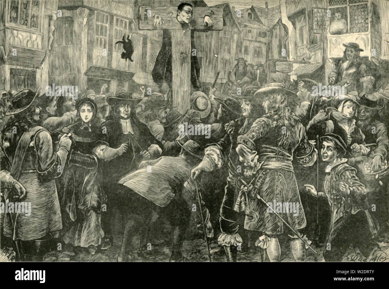 Woman pillory hi-res stock photography and images - Alamy