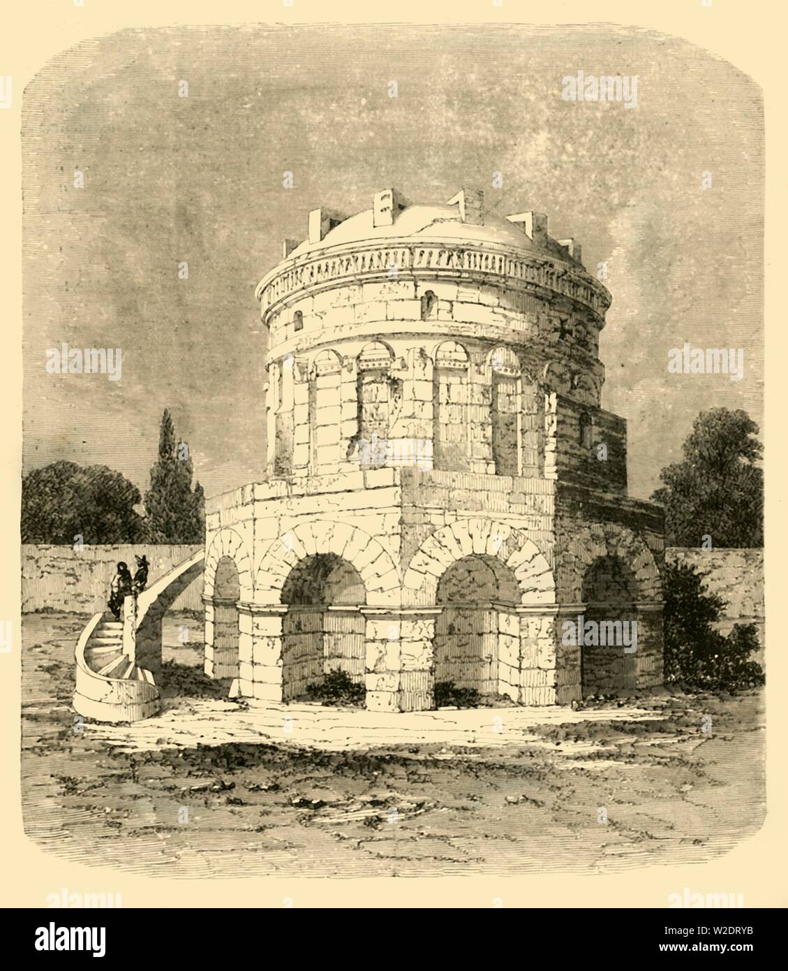 'Tomb of Theodoric, Ravenna', 1890. Creator: Unknown Stock Photo - Alamy