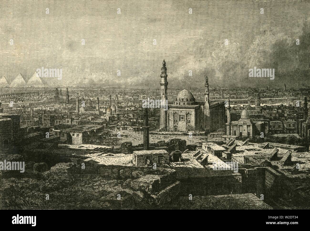 'General View of Cairo', 1890. Creator: Unknown Stock Photo - Alamy