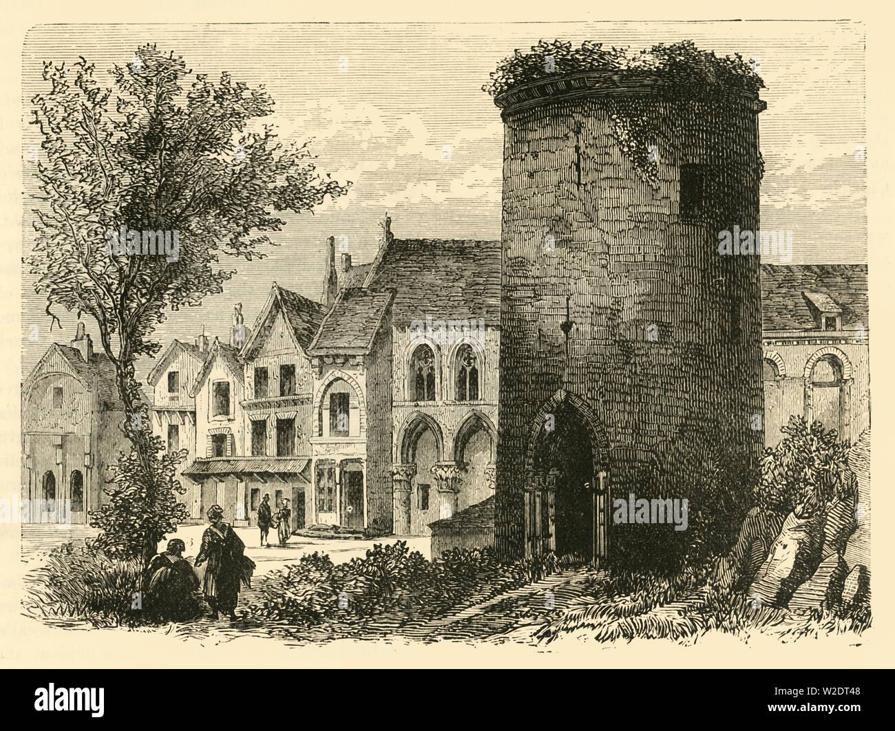 'The Tower of Louis D'Outremer at Laon (Destroyed in 1831)', 1890 ...