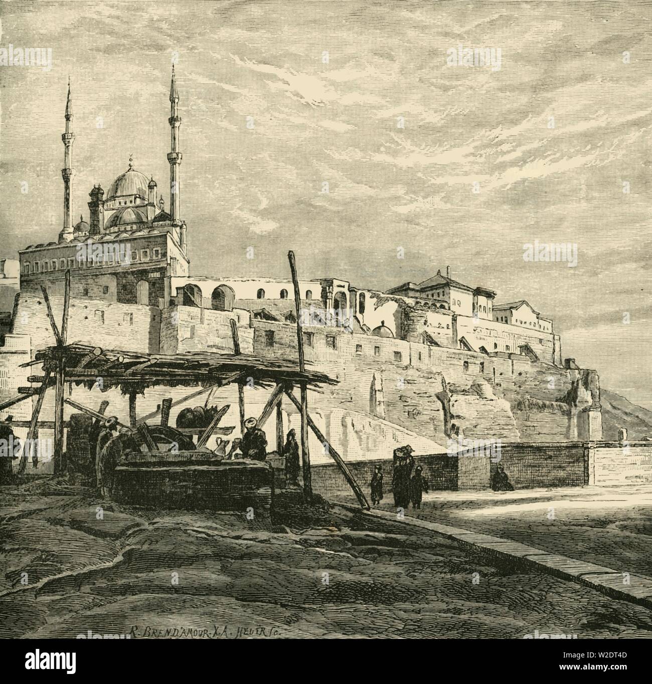'The Citadel of Cairo (Built by Saladin)', 1890. Creator: Unknown Stock ...