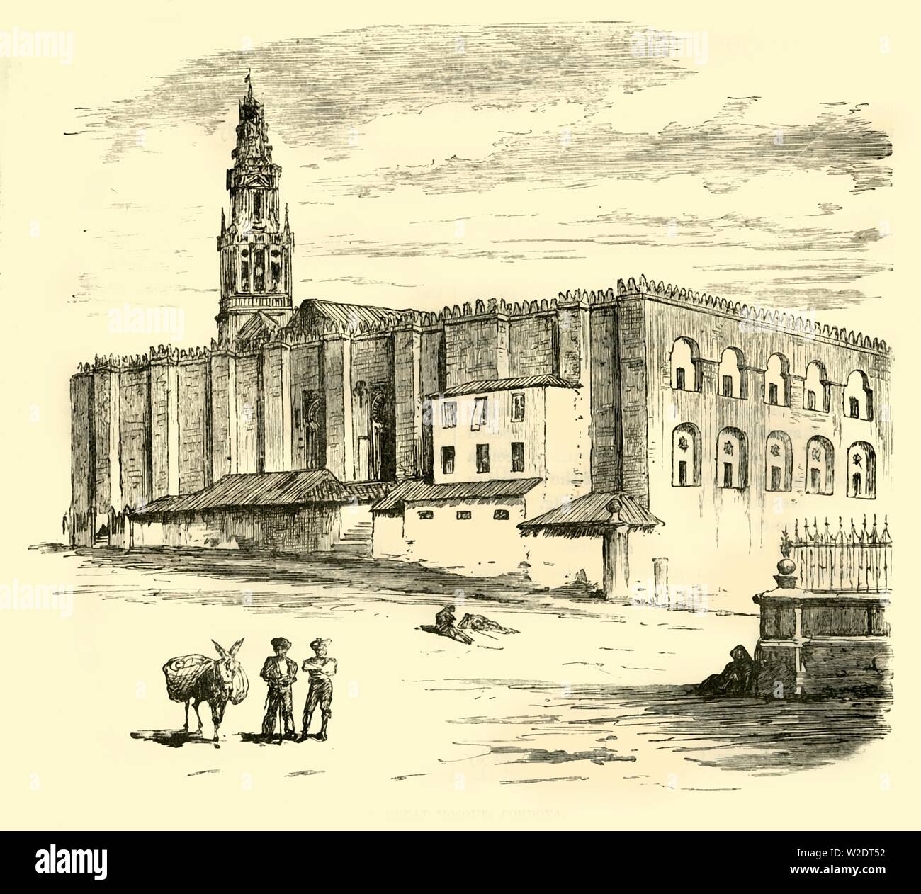 'The Great Mosque, Cordova', 1890. Creator: Unknown Stock Photo - Alamy