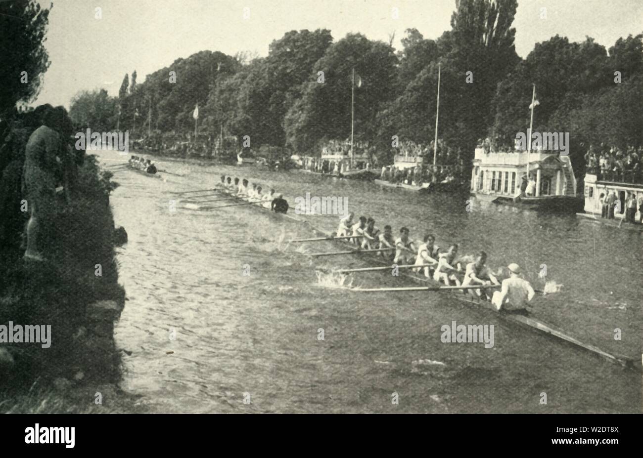 'Twice a year "bump" races take place on the Thames at Oxford', c1948 ...