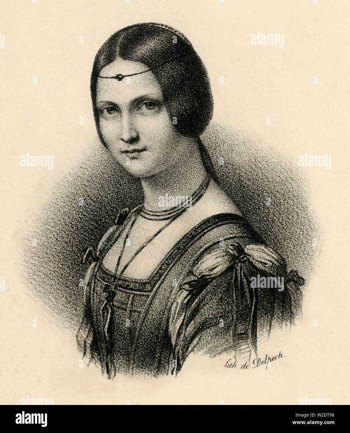 Lithograph by delpech 19th century hi-res stock photography and images ...