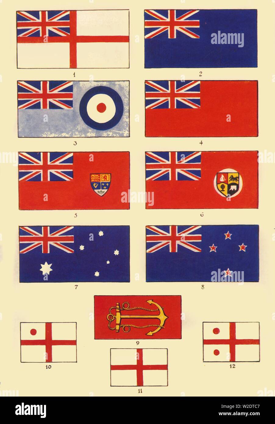 Flags of the british commonwealth hi-res stock photography and images ...