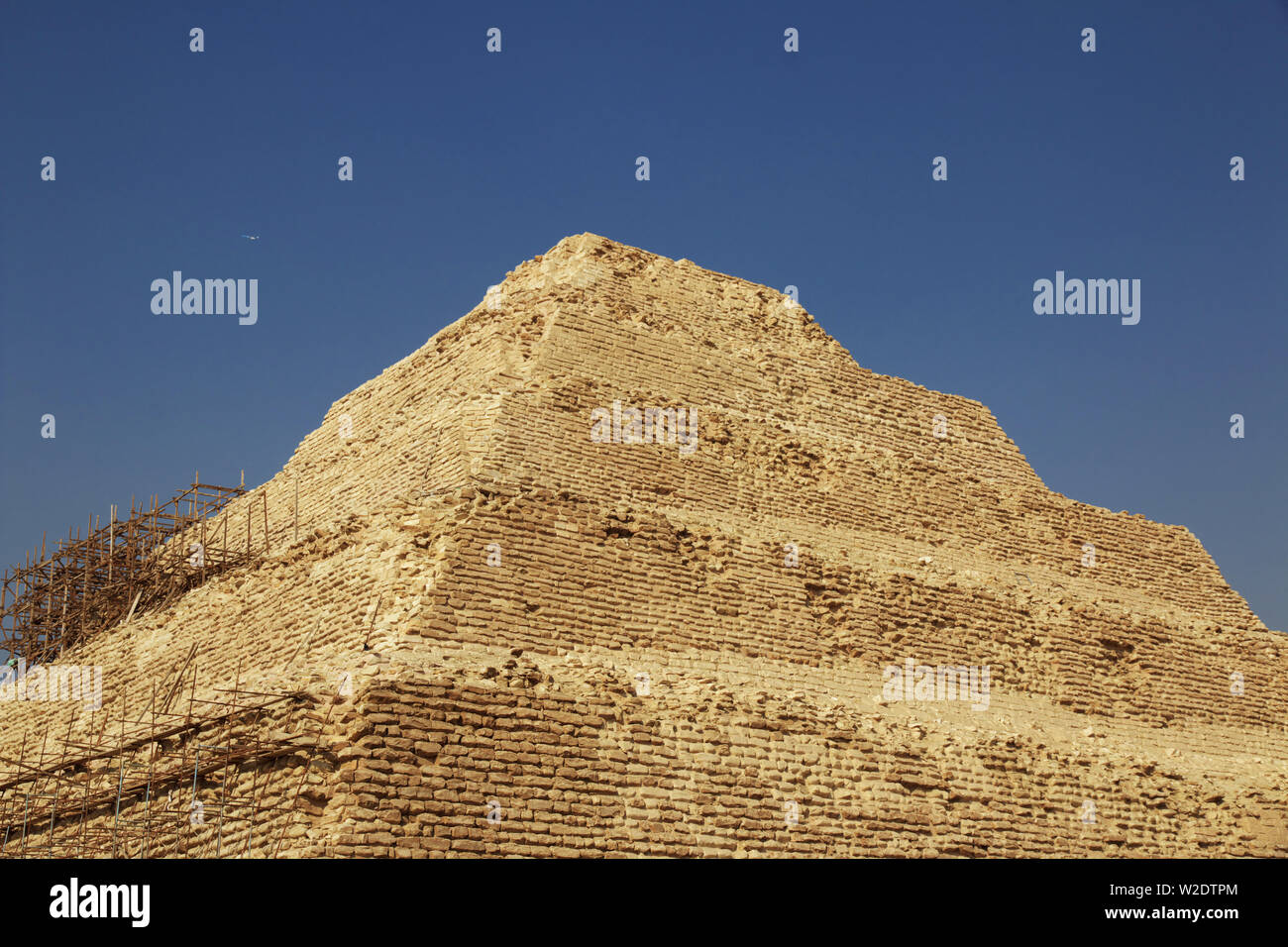 Ancient pyramid of Sakkara in the desert of Egypt Stock Photo - Alamy