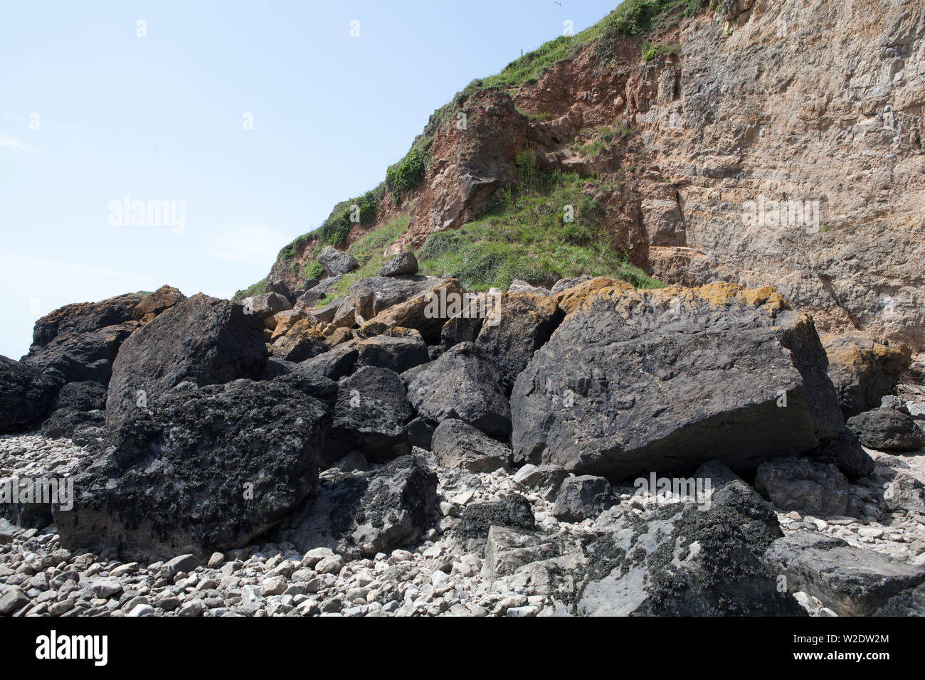 Brean down cliffs hi-res stock photography and images - Alamy