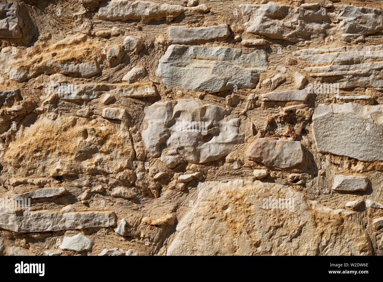 Terracotta brick stone masonry wall hi-res stock photography and images ...