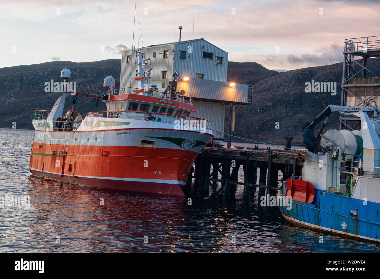 Ullapool harbour in the highlands of Scotland Stock Photo - Alamy