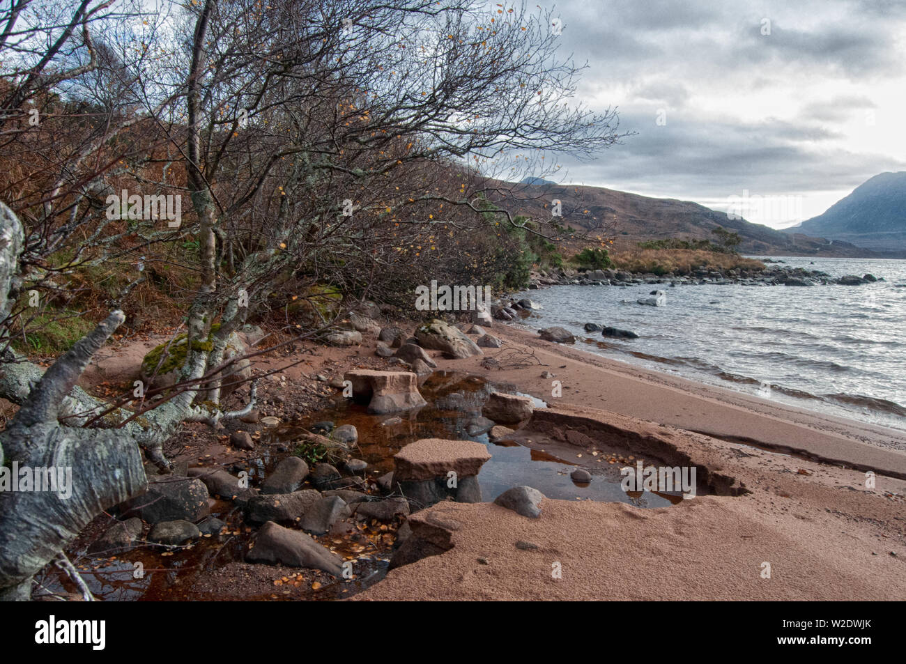 Scottish highland beach Stock Photo - Alamy