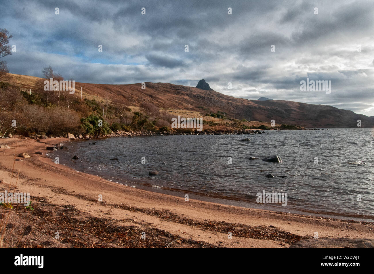 Scottish highland beach Stock Photo - Alamy
