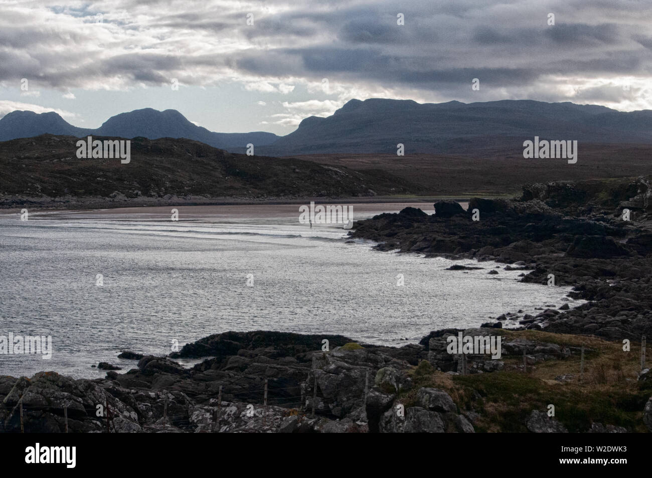 Scottish highland beach Stock Photo - Alamy