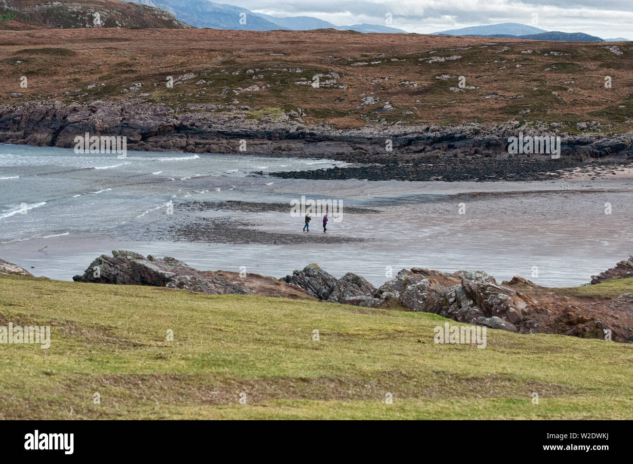 Scottish highland beach Stock Photo - Alamy