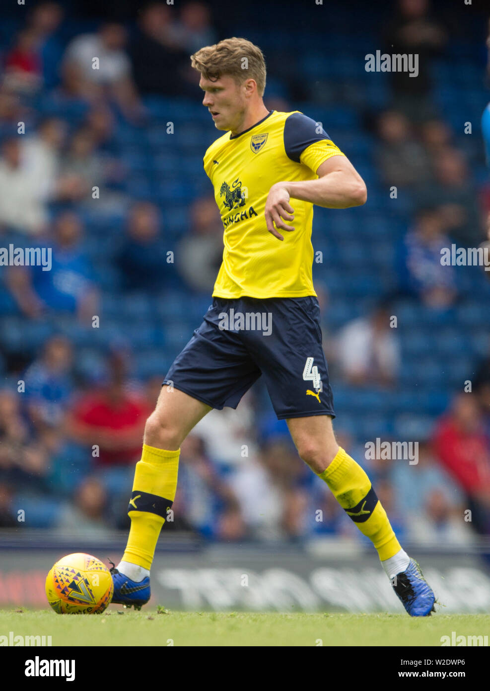 Oxford United's Rob Dickie In action during the pre-season friendly at ...