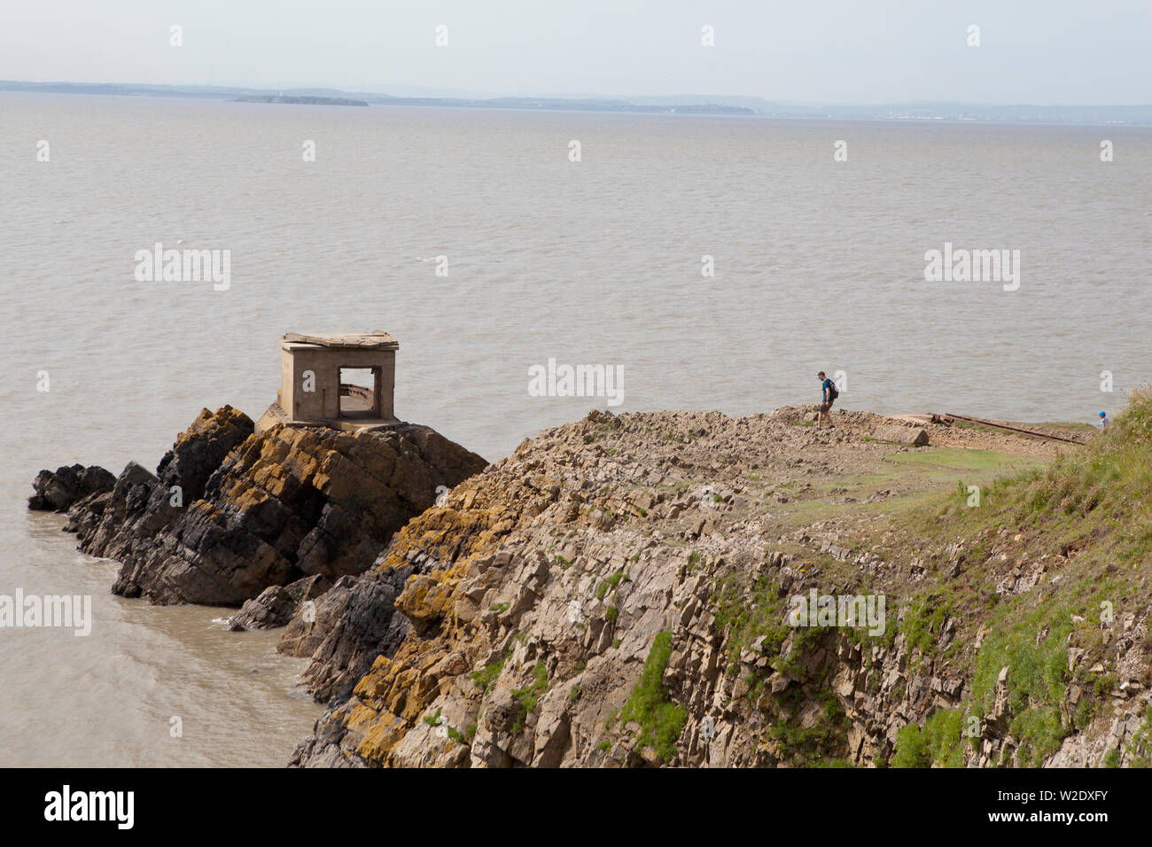 Brean Down Fort, Somerset England Stock Photo - Alamy