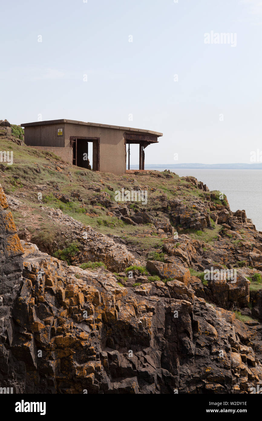 Brean Down Fort, Somerset England Stock Photo - Alamy