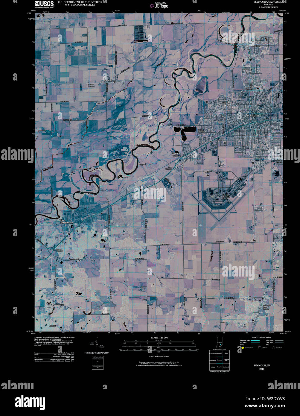 Seymour Indiana Zoning Map