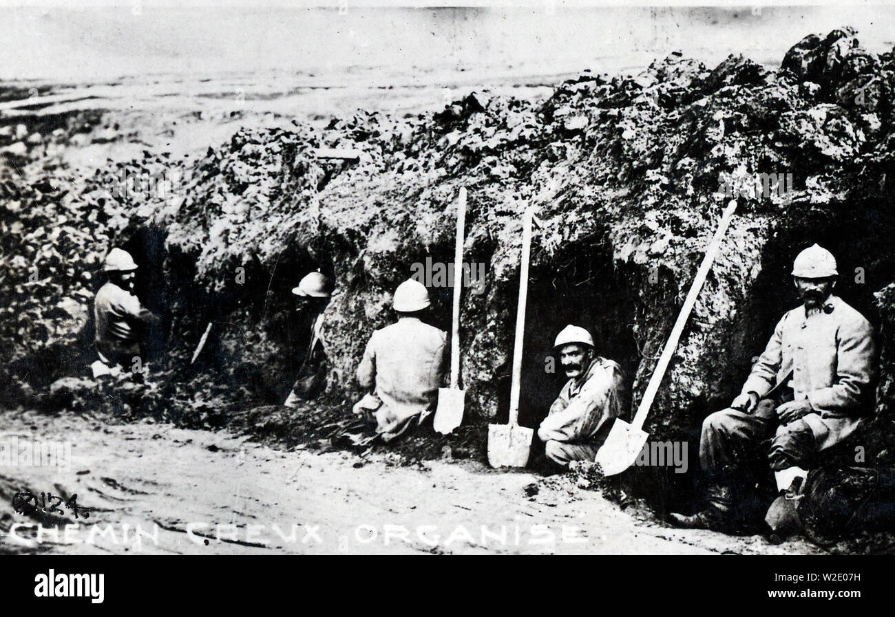 World war i french diggers hi-res stock photography and images - Alamy