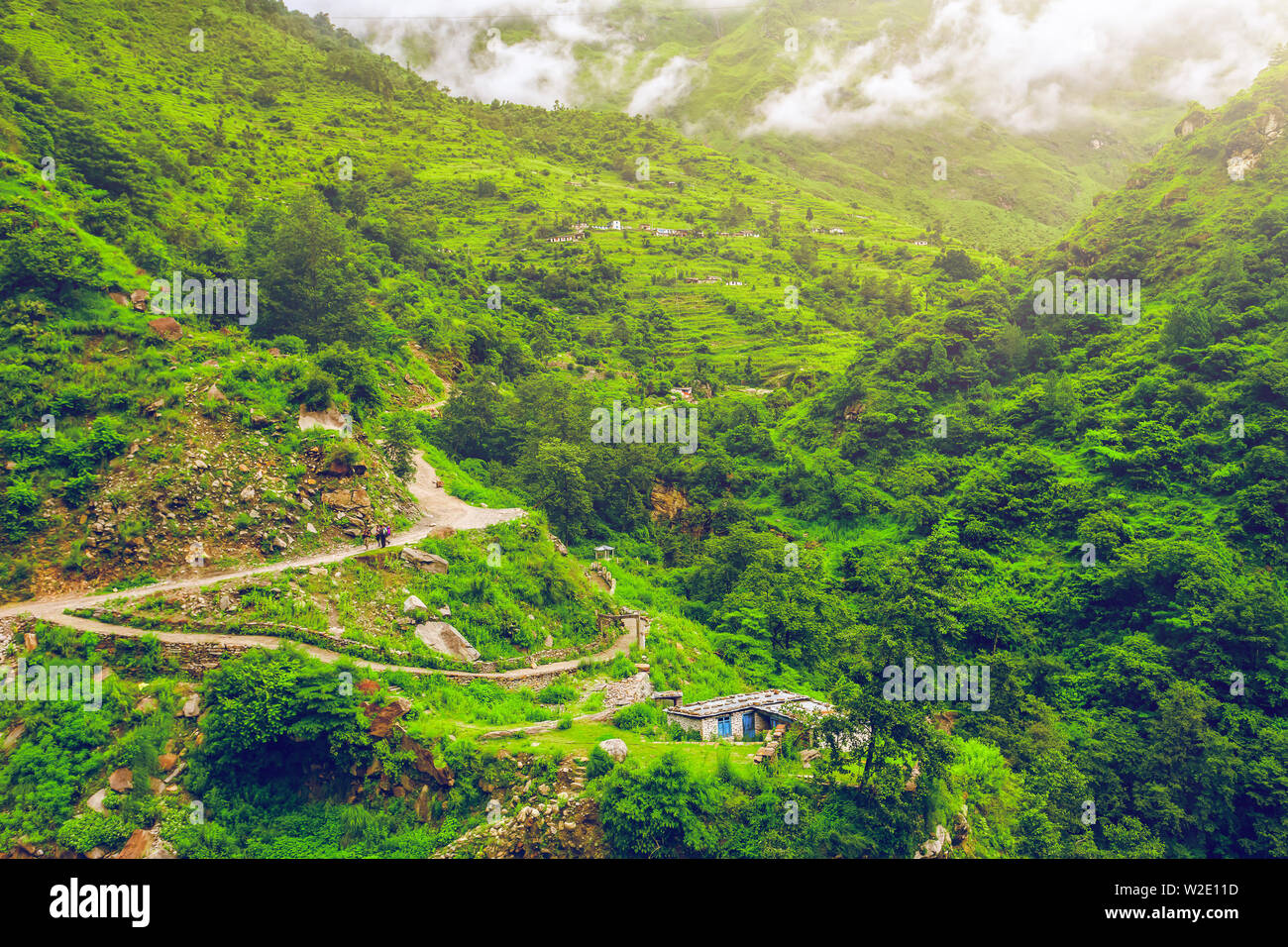 Rural area of nepal hi-res stock photography and images - Alamy