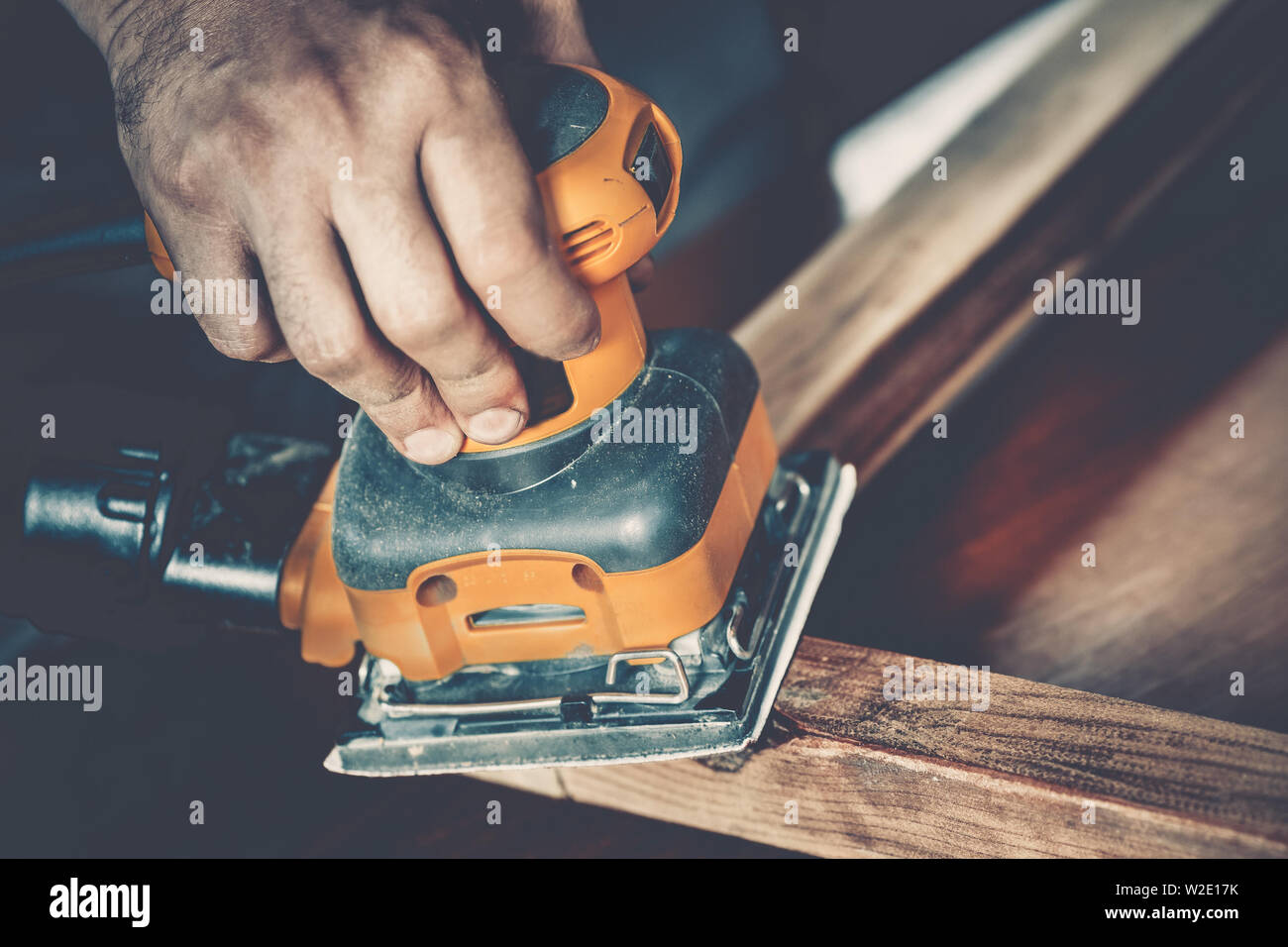 Male carpenter work close hi-res stock photography and images - Alamy