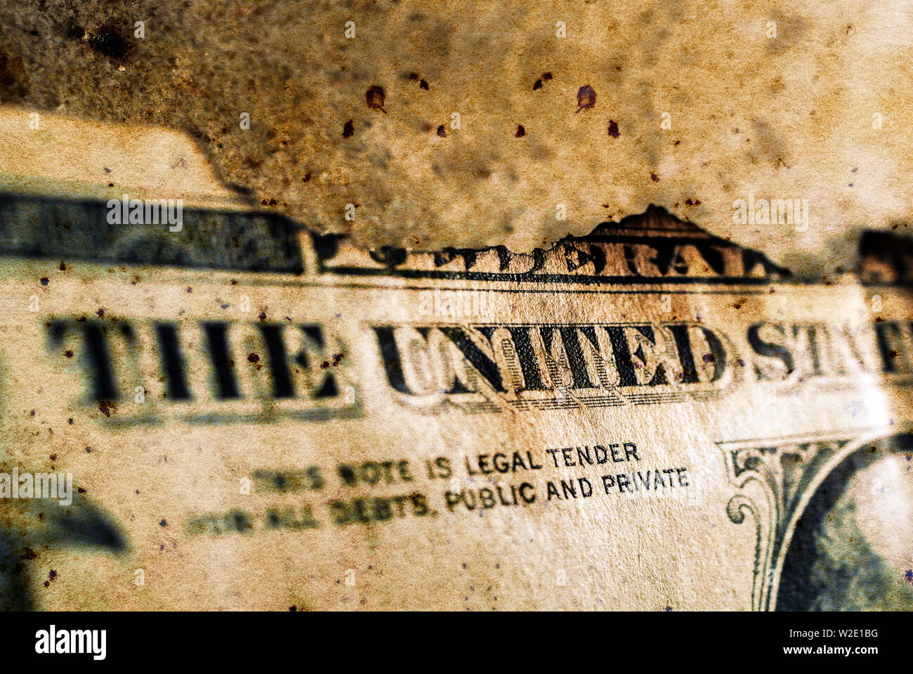 Burnt money notes hi-res stock photography and images - Alamy