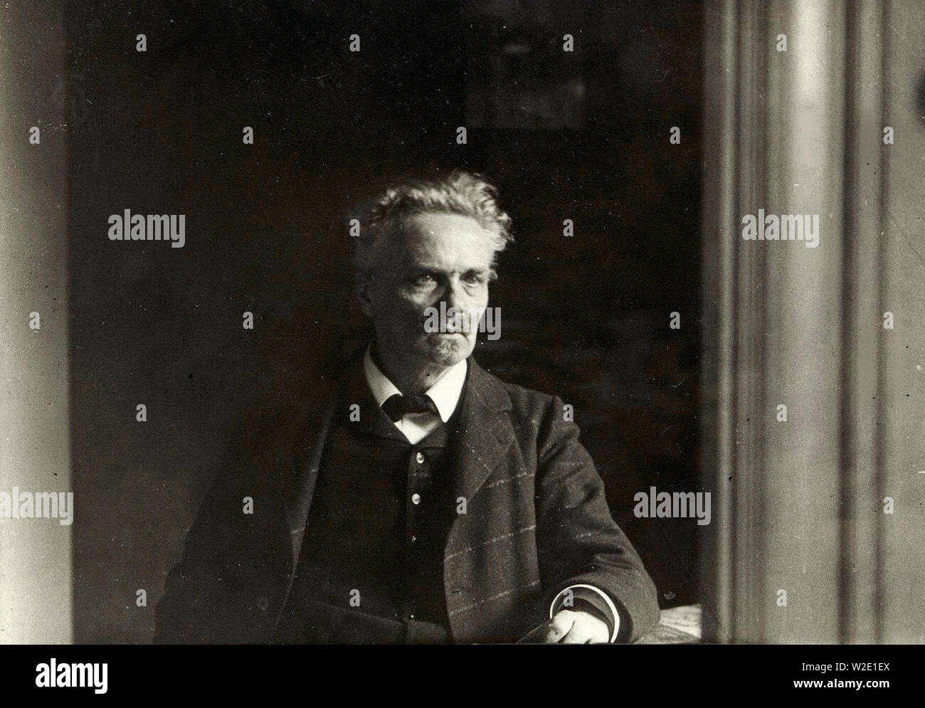 Portrait of Swedish author August Strindberg Date: 1912 Stock Photo - Alamy