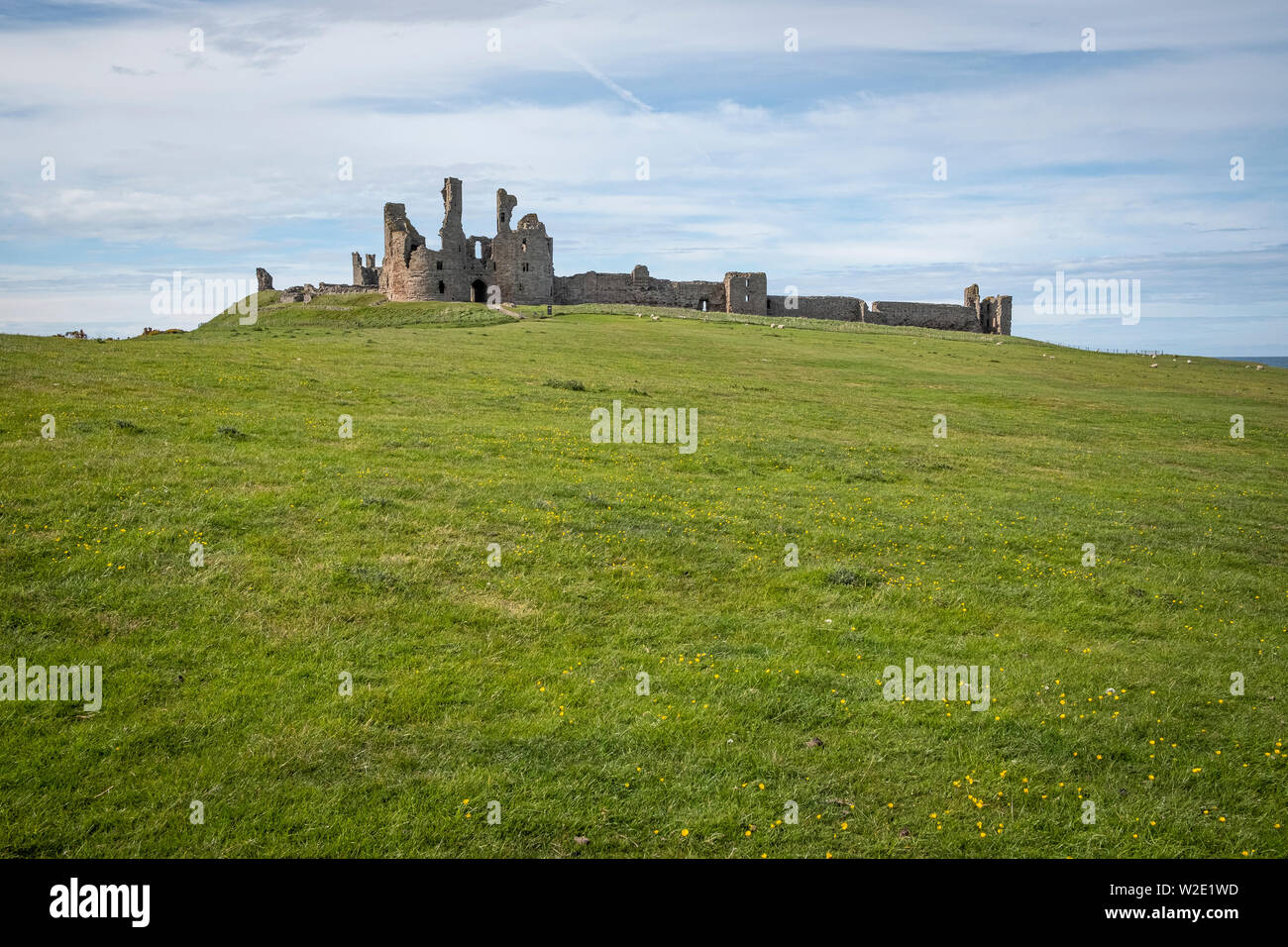 Dunstanburgh Castle, Northumberland, England Stock Photo - Alamy