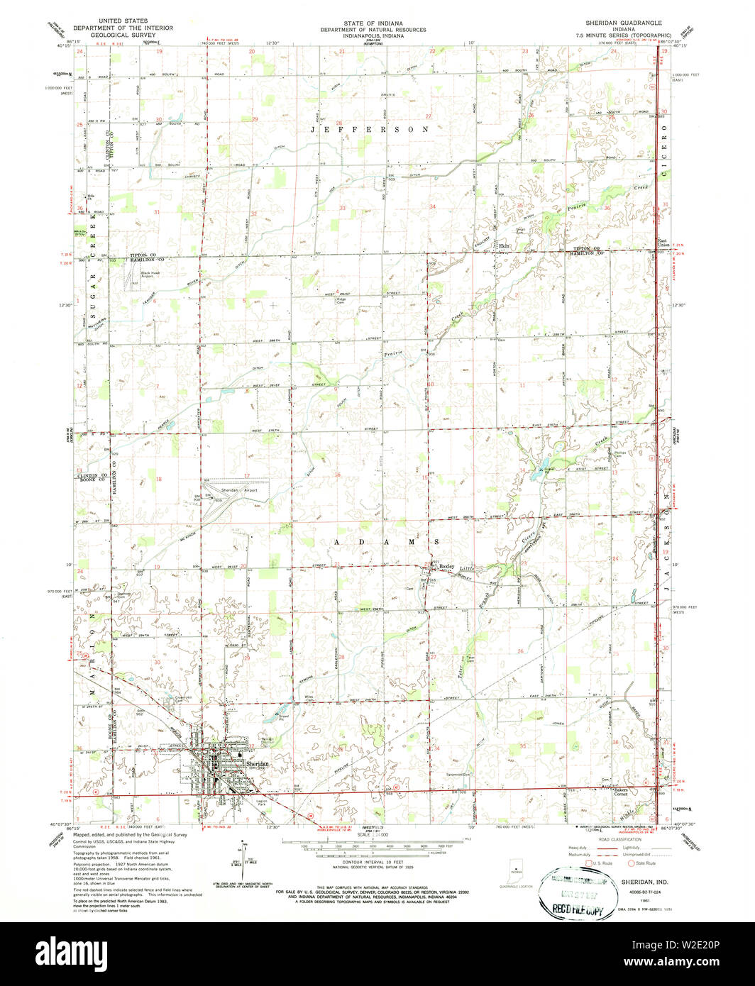 Sheridan indiana Cut Out Stock Images & Pictures - Alamy