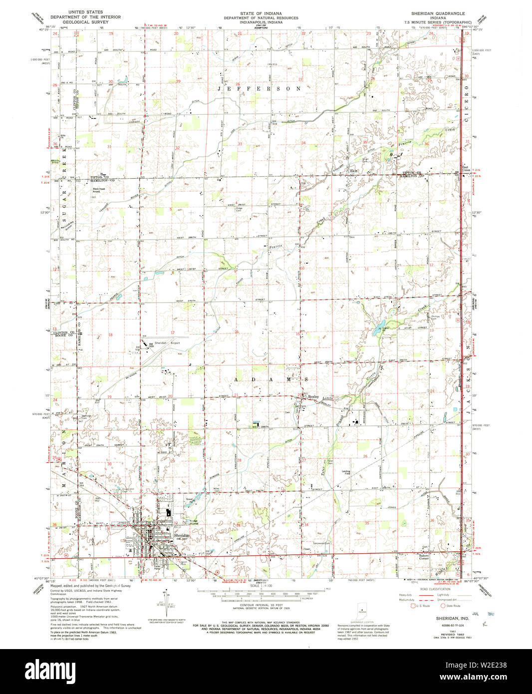 Sheridan indiana Cut Out Stock Images & Pictures - Alamy