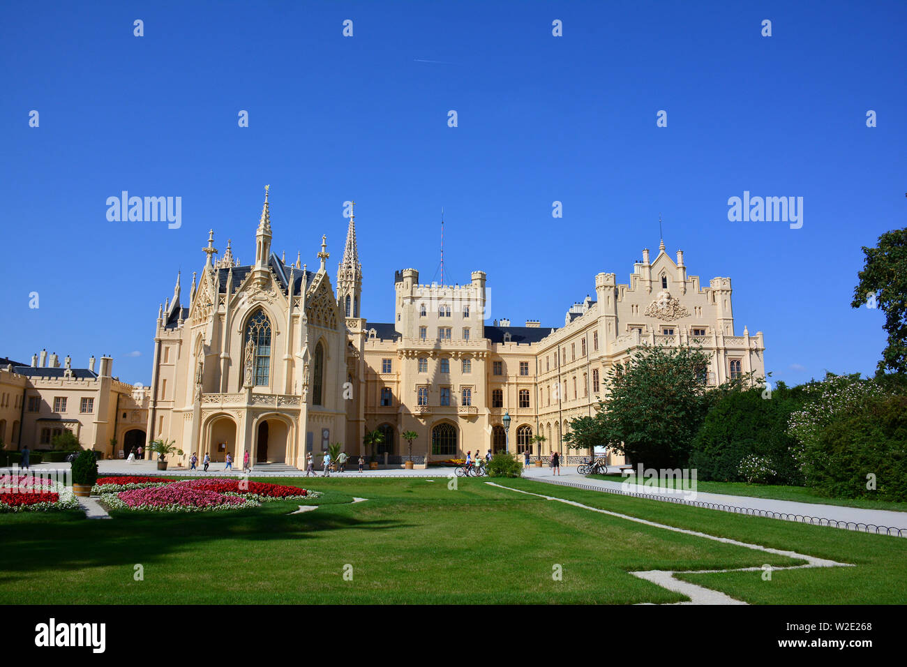 Lednice Palace, Lednice, Břeclav District, South Moravian Region, Czech ...