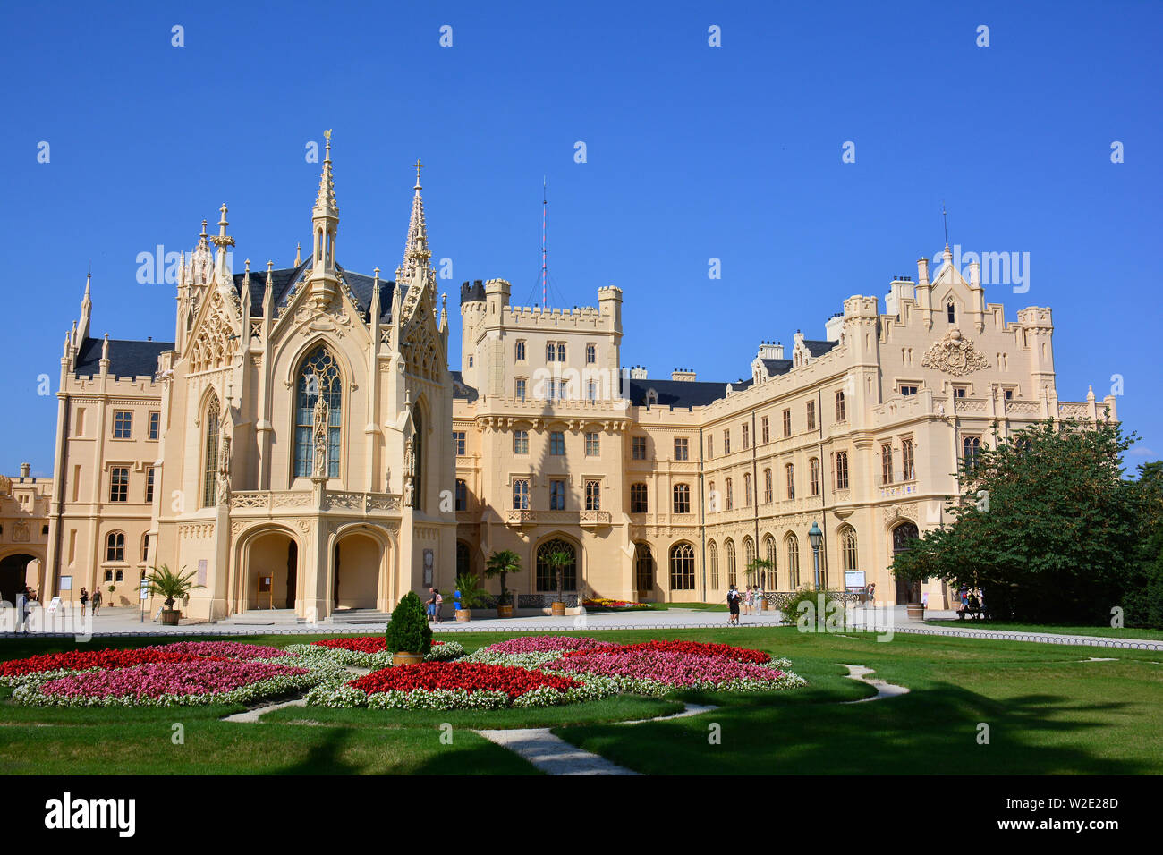 Lednice Palace, Lednice, Břeclav District, South Moravian Region, Czech ...