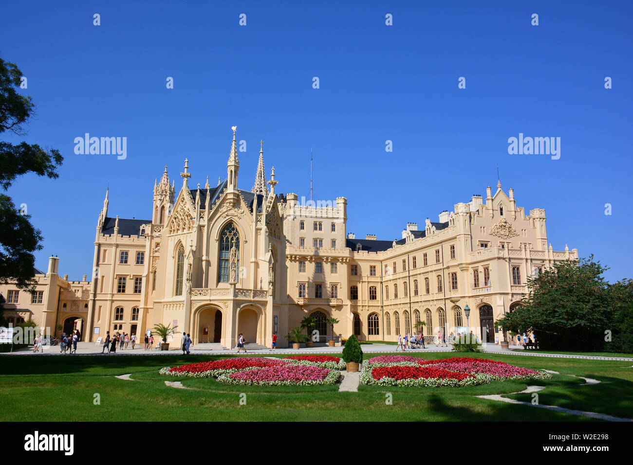 Lednice Palace, Lednice, Břeclav District, South Moravian Region, Czech ...