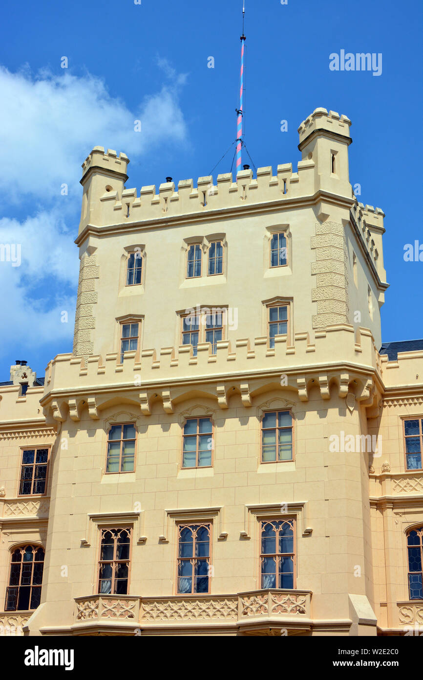 Lednice Palace, Lednice, Břeclav District, South Moravian Region, Czech ...