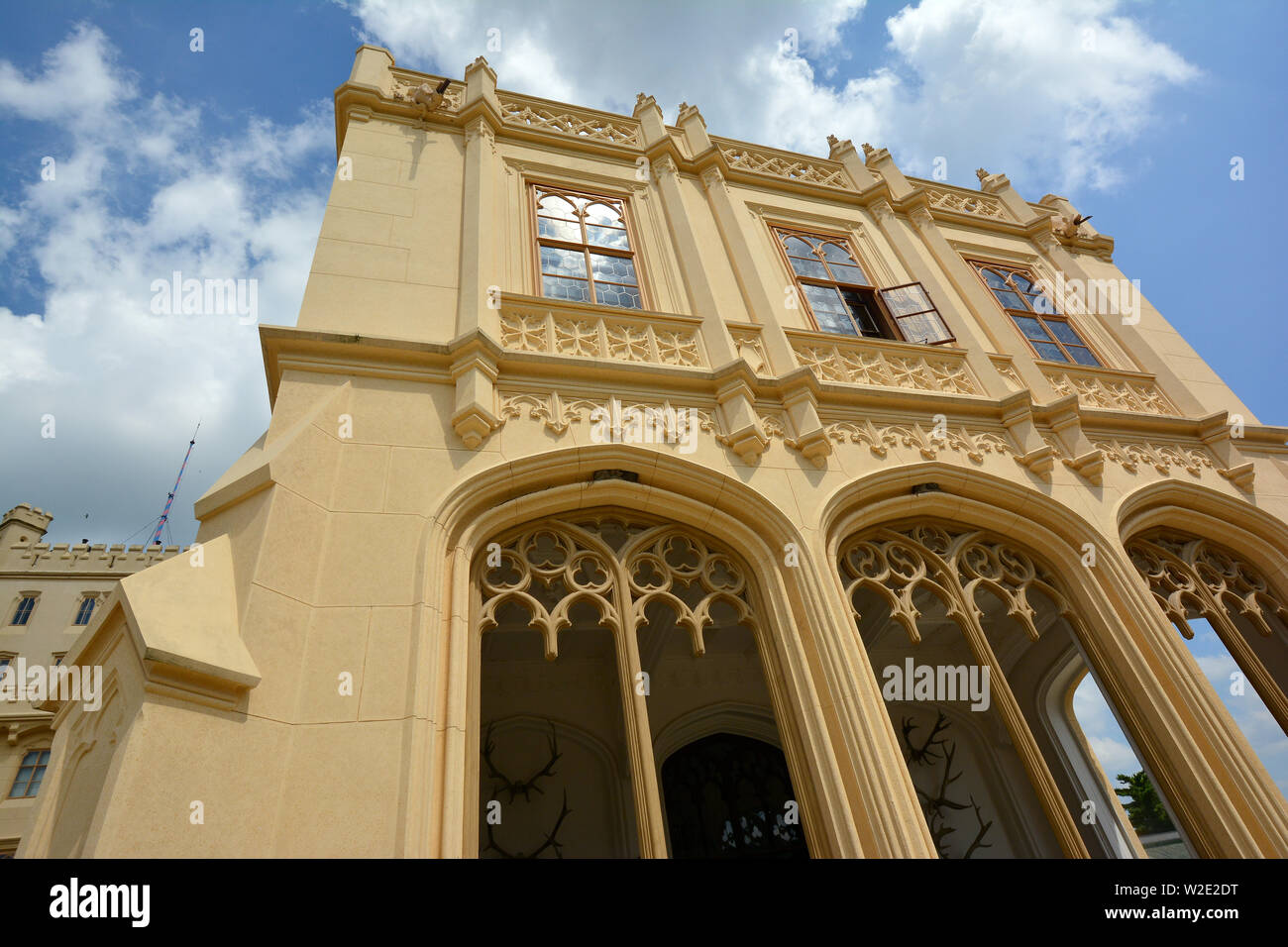 Lednice Palace, Lednice, Břeclav District, South Moravian Region, Czech ...