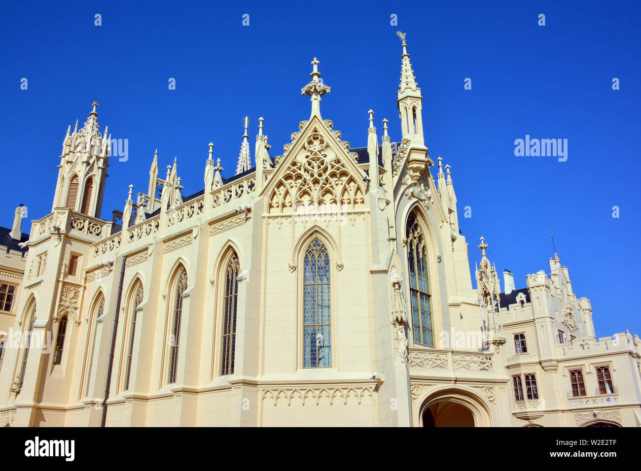 Lednice Palace, Lednice, Břeclav District, South Moravian Region, Czech ...