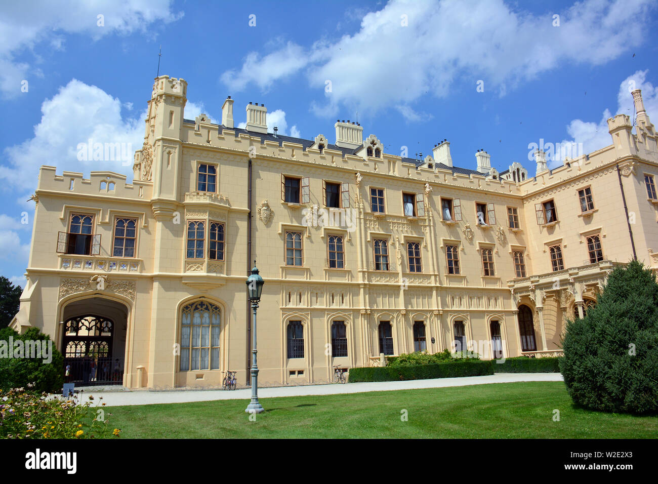 Lednice Palace, Lednice, Břeclav District, South Moravian Region, Czech ...