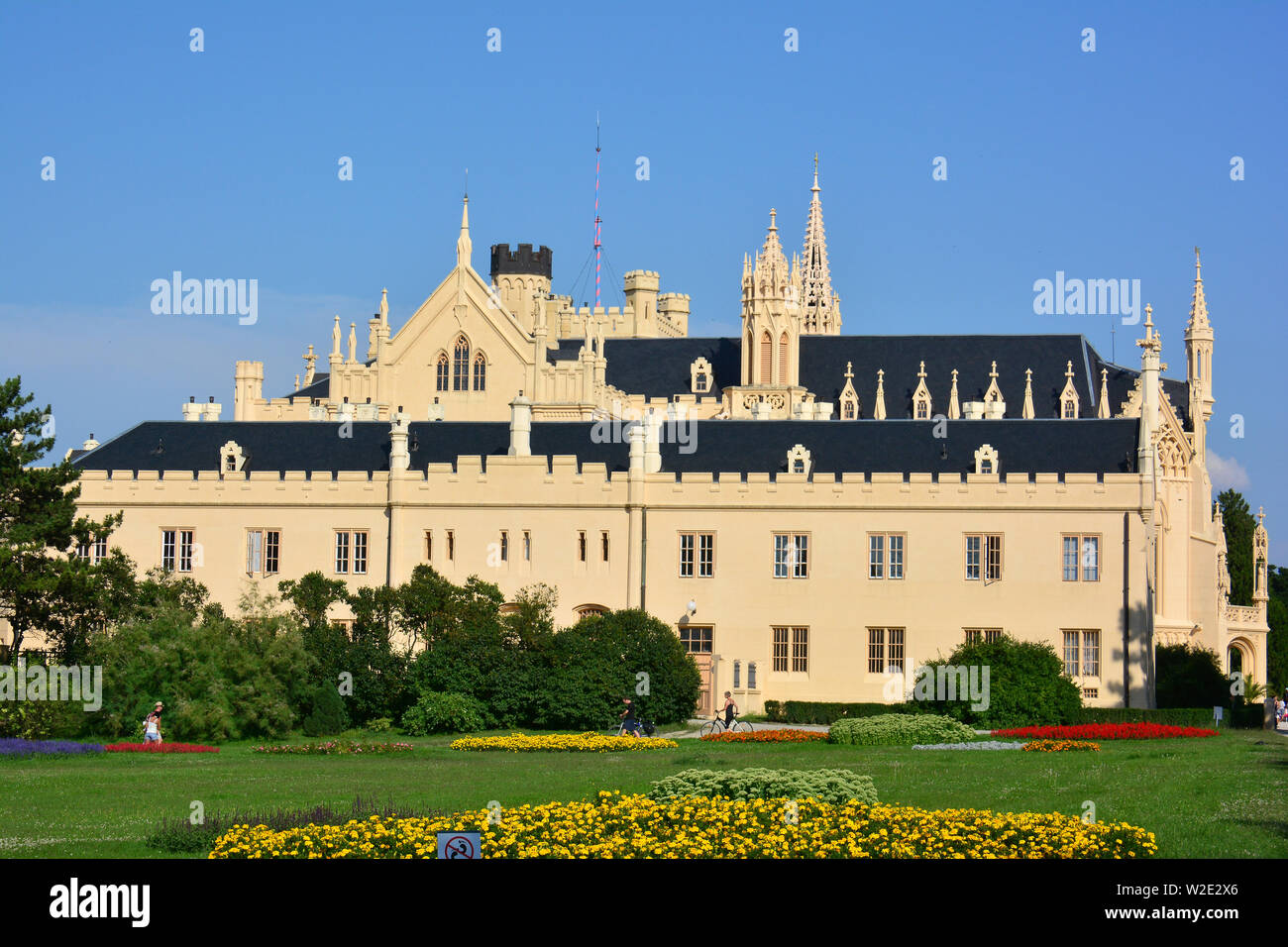 Lednice Palace, Lednice, Břeclav District, South Moravian Region, Czech ...