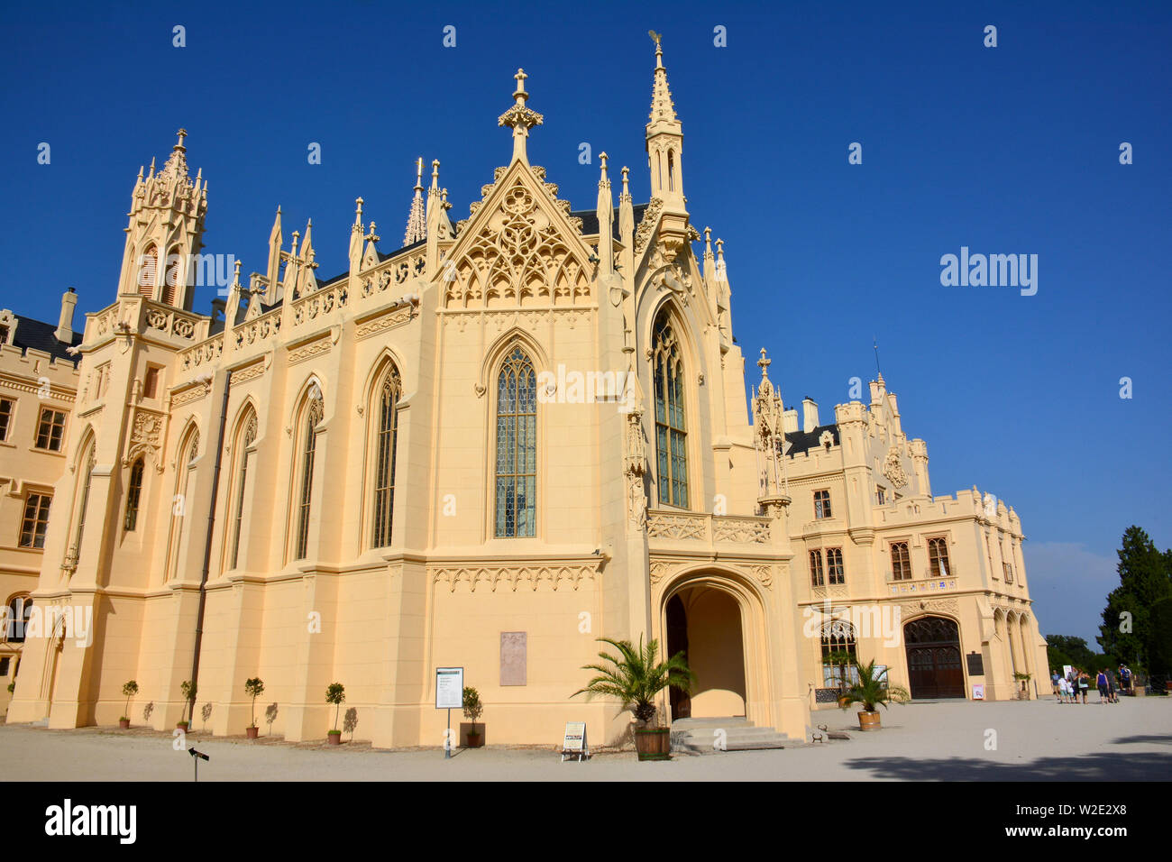 Lednice Palace, Lednice, Břeclav District, South Moravian Region, Czech ...