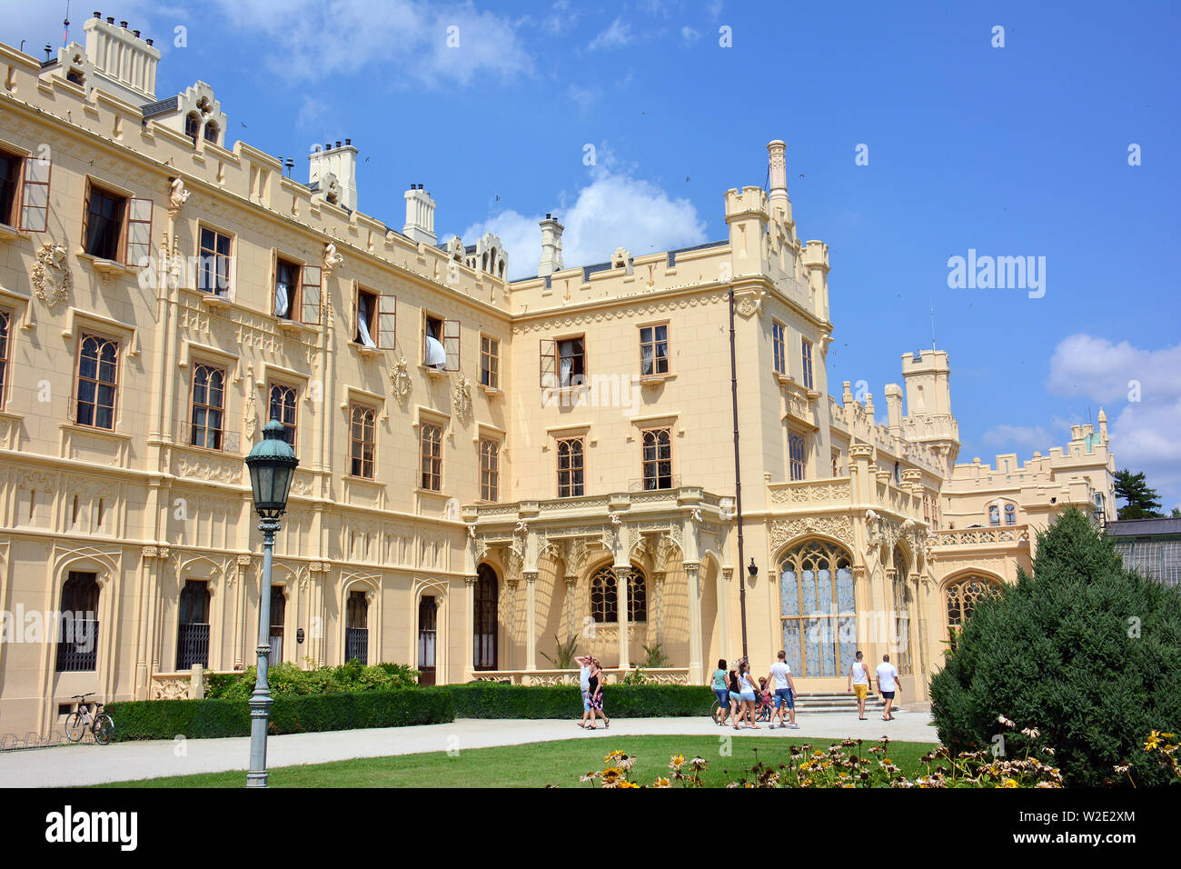 Lednice Palace, Lednice, Břeclav District, South Moravian Region, Czech ...