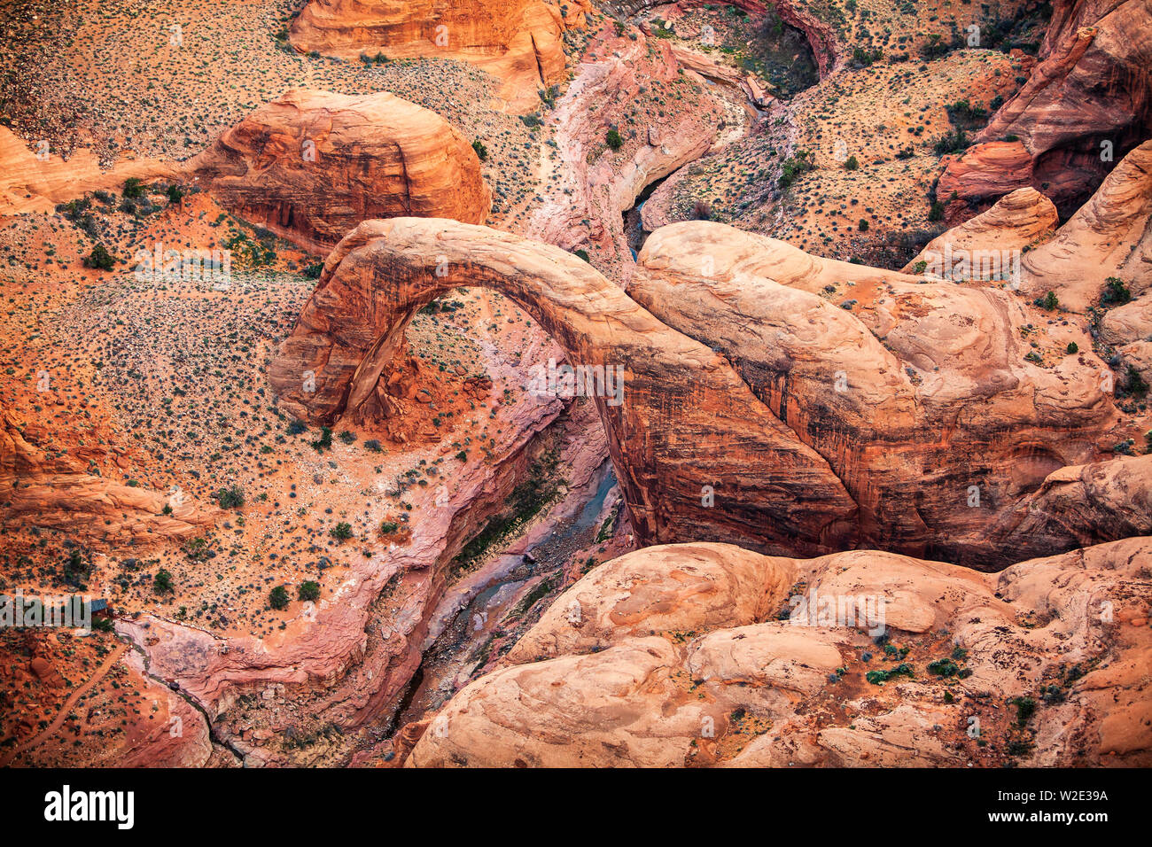 Rainbow Bridge near Lake Powell UTAH Stock Photo - Alamy
