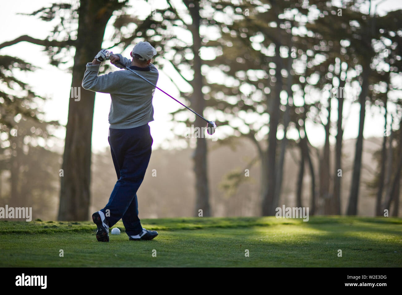 Image of golf carts hi-res stock photography and images - Alamy