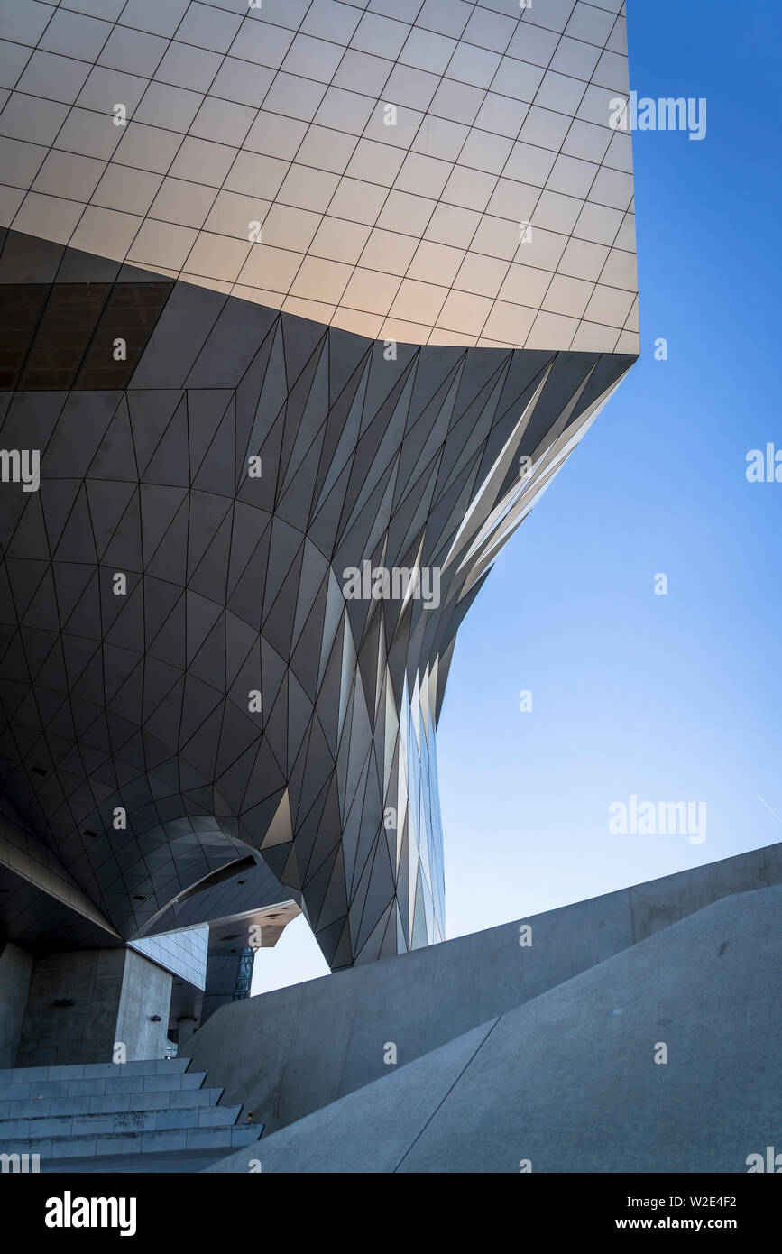 Elegant shapes of the Confluence Museum, a science centre and ...