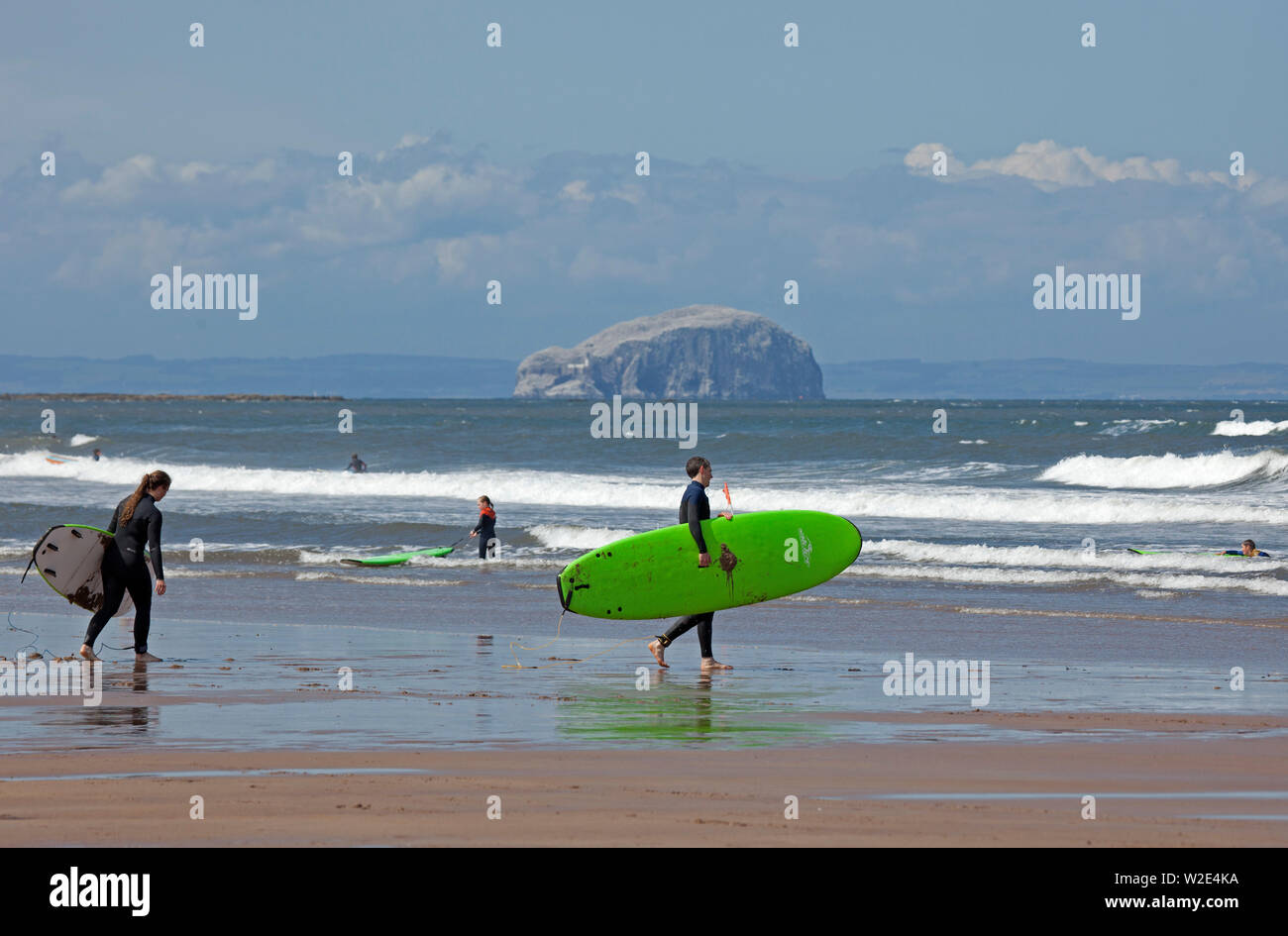 Belhaven bay surf hi-res stock photography and images - Alamy