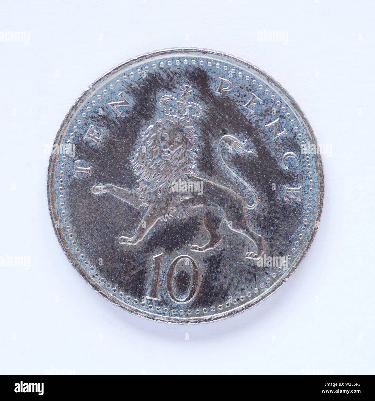 British 10 Pence Coin - 2000 Stock Photo - Alamy