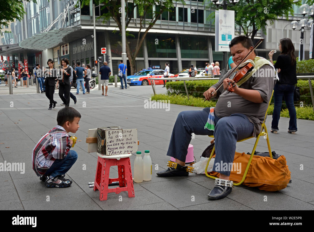 The blind busker hi-res stock photography and images - Alamy