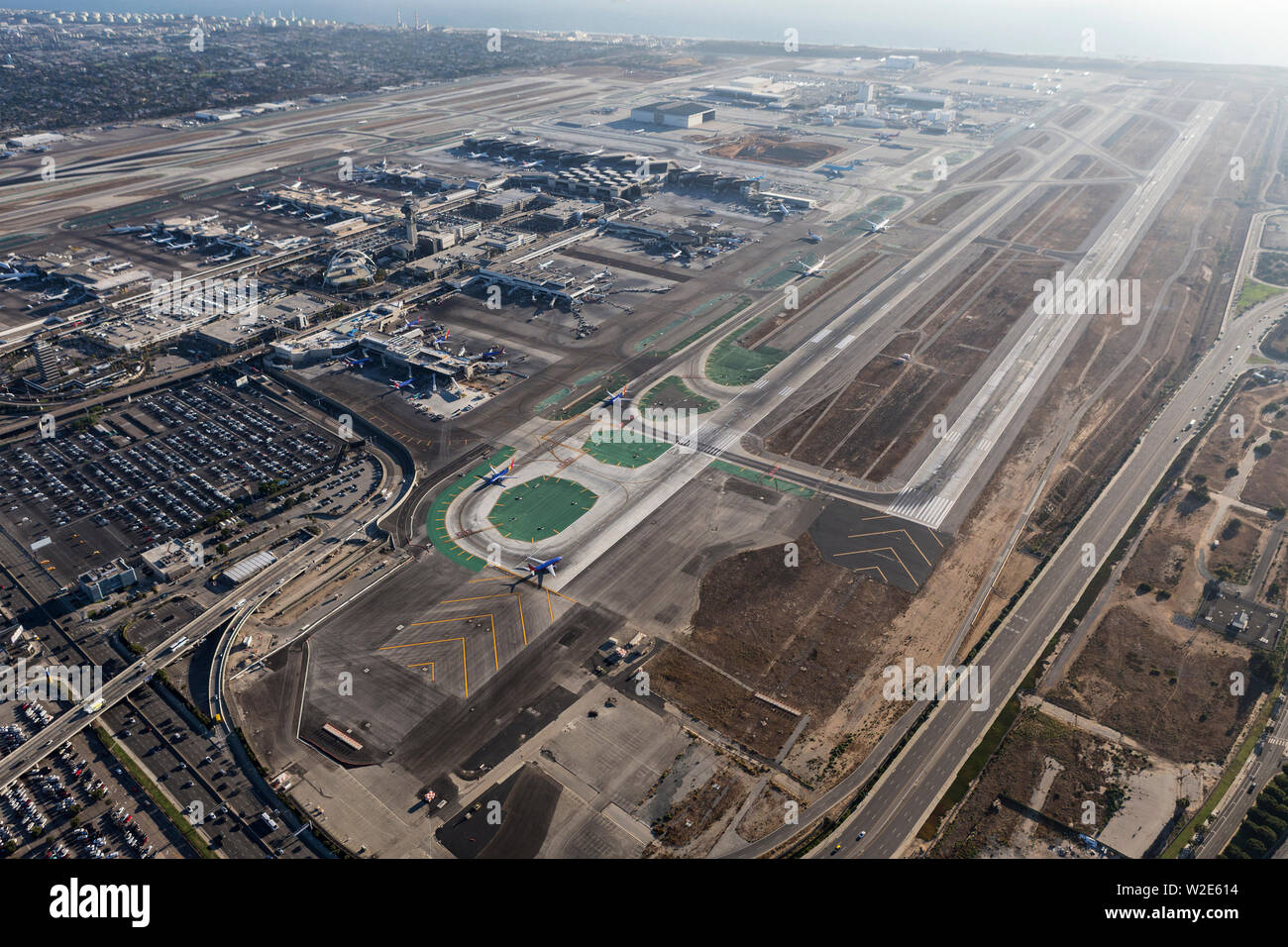 Lax Airport Aerial View High Resolution Stock Photography and Images ...